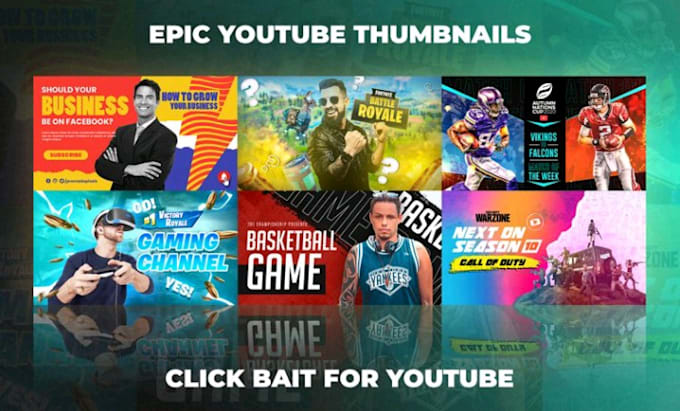 Design attractive eye catchy youtube thumbnail by Abdelmalikbn | Fiverr