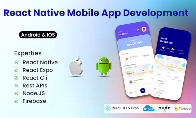Be building mobile app using react native for android and ios by Dcodax | Fiverr