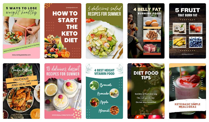 Design 10 beautiful pinterest pins on daily basis for 30 days by ...