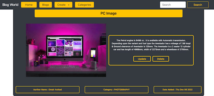 Create and design a full website in html css node js mongodb by Omair ...