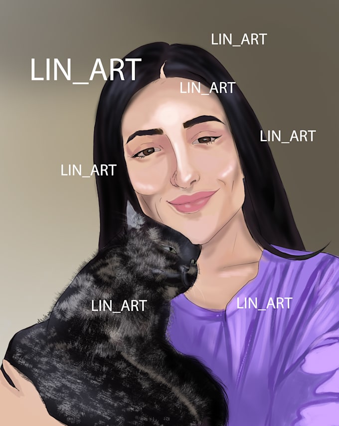 Draw portrait of your favorite fictional character by Linbouchra | Fiverr