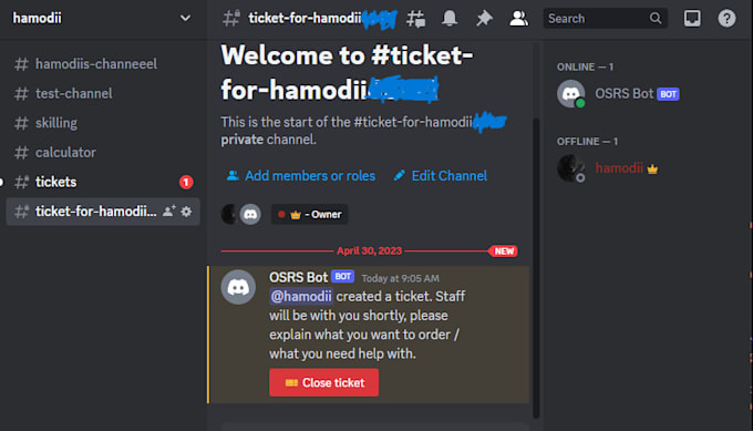 Create a customized discord bot by Hamodiialaa | Fiverr