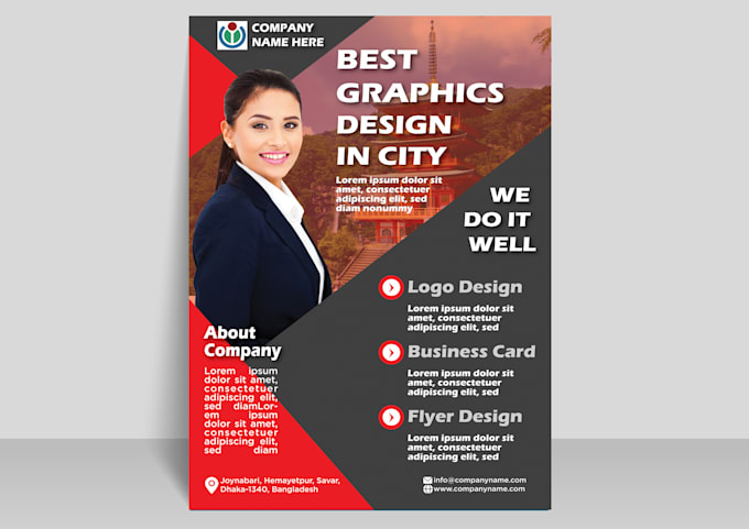 Create any type of flyer for your business by Mdhosenalipaik | Fiverr