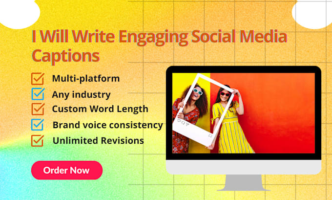 Write catchy captions that make your posts stand out by Tehreem_fk | Fiverr