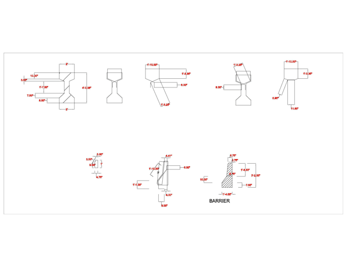Do auto cad road cross sections, shop drawings and also draw floor plan ...