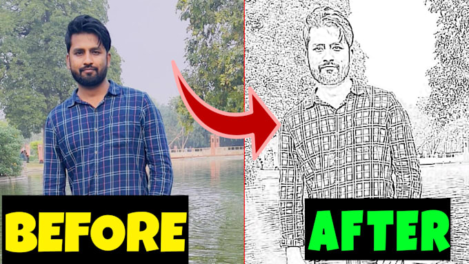 Photo edit back ground remove youtube thumbnail photo sketch by Kdkslk ...