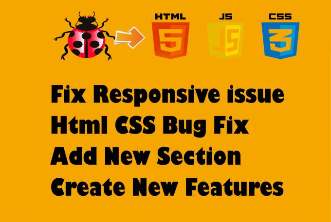 Fix responsive issue, html css bug fix, create new features by ...