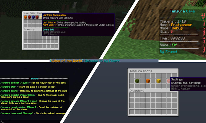Create an advanced customized spigot plugin for you by Erusel | Fiverr