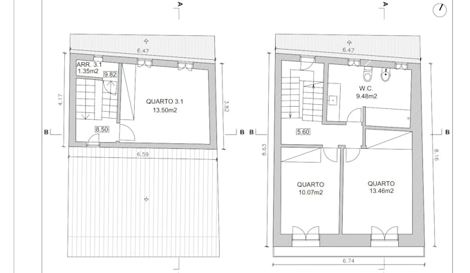 Measure, calculate the square area of spaces in your project by ...