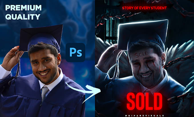 Do professional level photo manipulation and photo editing by ...