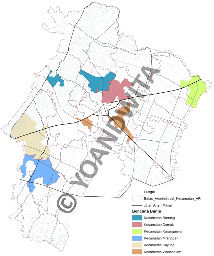 Help you create an informative map illustration using arcgis software ...