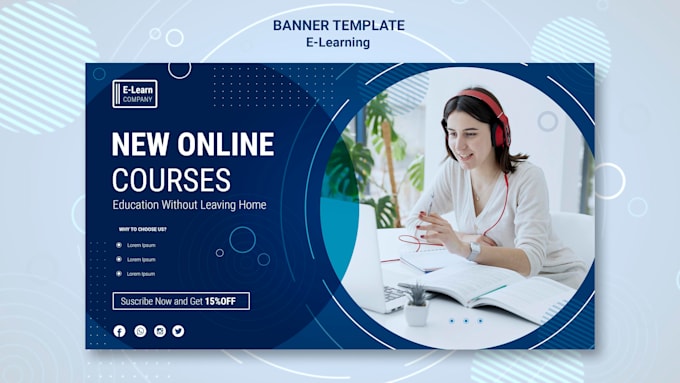 Design professional web banner, facebook writing professionally by ...