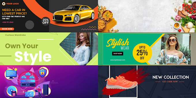 Make you a professional shopify store banner by Stomarhd | Fiverr