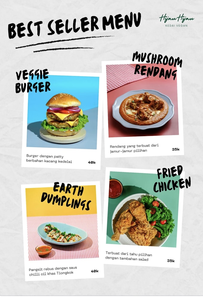 Design a modern and professional restaurant menu by Crog__ | Fiverr