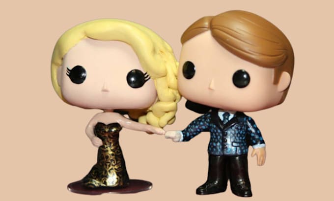 Make 3d custom funko pop, draw kawaii, chibi, funko pop art for you by ...