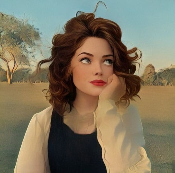 Draw your photo into cute cartoon portrait in 2 hours only by ...