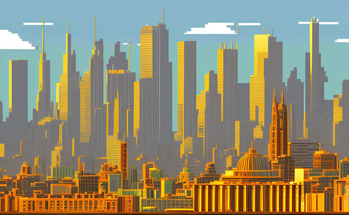 Do incredible pixel art scene or background by Lucascarvalho74 | Fiverr