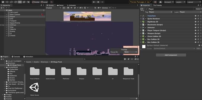 Make you a prototype or 2d game in unity by Degalex | Fiverr