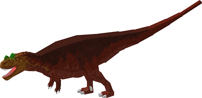 Build and texture prehistoric creatures in blockbench by Seentro | Fiverr