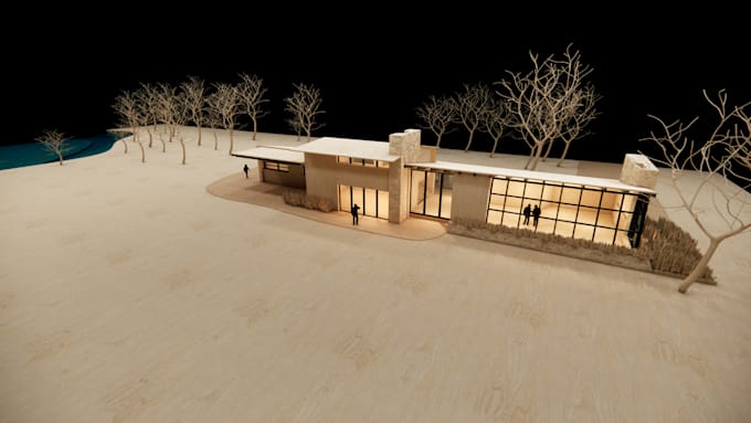 Create architectural mock up render by Heidynuneznaede | Fiverr