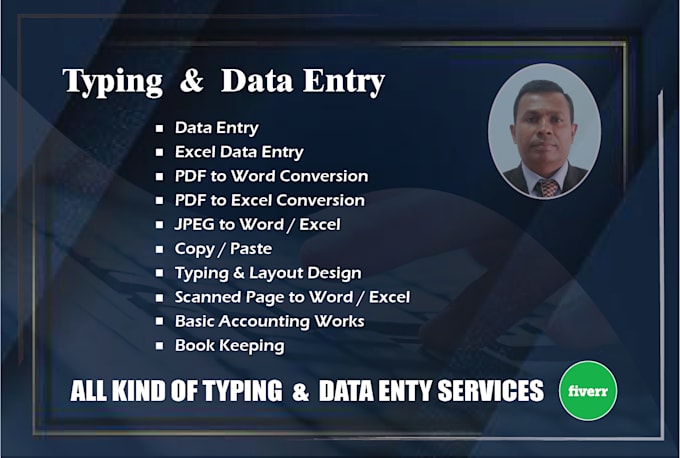 Do professional data entry, accurate typing, layout design by Susan709 ...