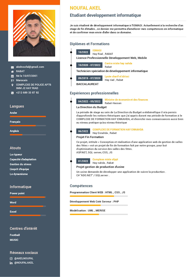 Provide modern resume designing service and cv maker by Akel001 | Fiverr