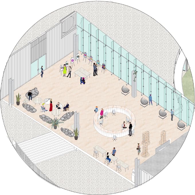 Create unique axonometric illustration for your building by Anas_dz1 ...