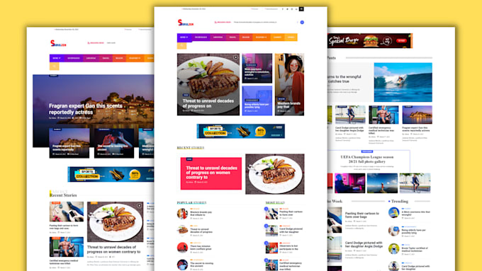 Build responsive news, blog, magazine, wordpress website by Sakirulzen ...