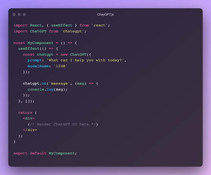 Integrate Chatgpt With React Nextjs Gatsby By Convotech Fiverr