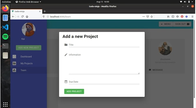Create web application using angular and nodejs by Kushchandok | Fiverr Create web application using angular and nodejs by Kushchandok | Fiverr