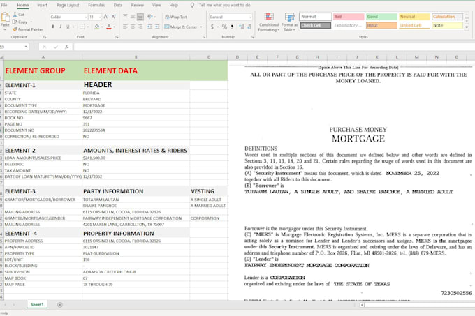 Property research and data entry of county clerk records by Bepary_m ...