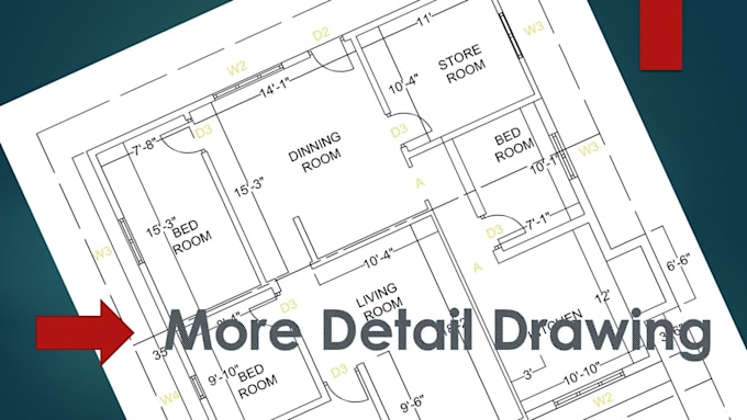 Draw a 2d drawing in autocad from pdf or hand sketch by Chinthakdesign ...