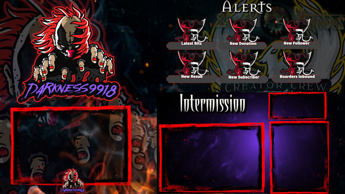 Design stream assets from a logo to fully animated packages by ...