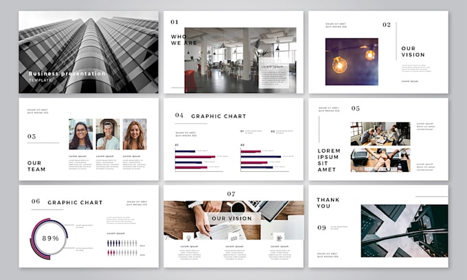 Design impressive and animated powerpoint presentation by Burisign | Fiverr