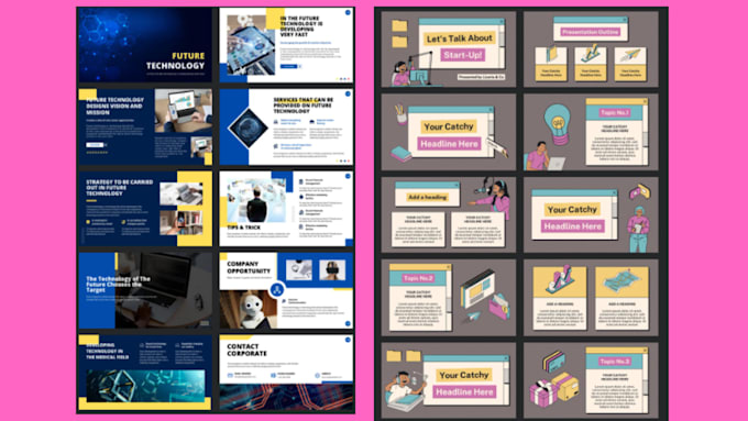 Design a professional and premium powerpoint presentation and finish it ...