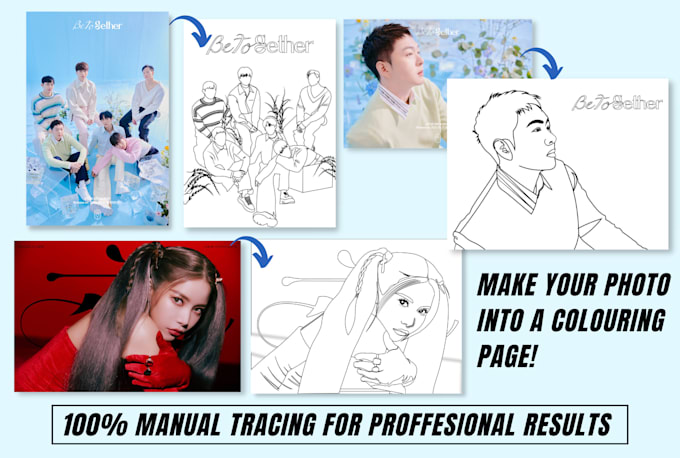 Convert your image to coloring page by Aayushi_prasad | Fiverr
