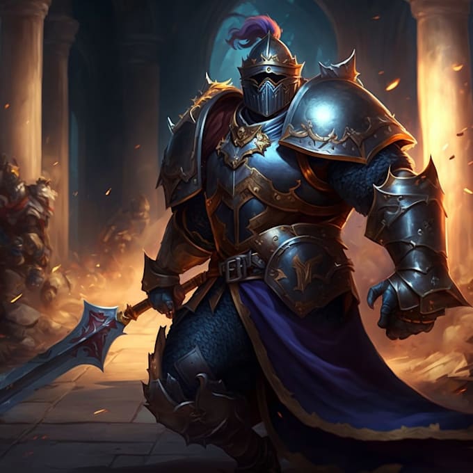 Create new champions of league of legends realistic art by Workwk | Fiverr