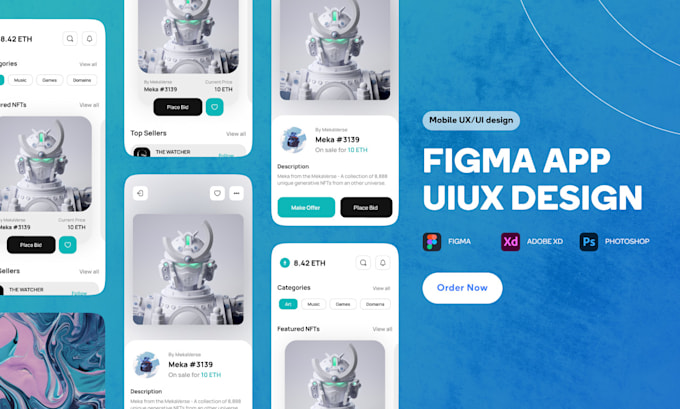 Do website design ui ux, figma mobile app ui ux, ui ux design figma by Maham1_writer | Fiverr