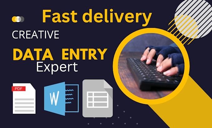 Do data entry, pdf to word, typing ,excel sheet ,copy past by Sabaramzan163 | Fiverr