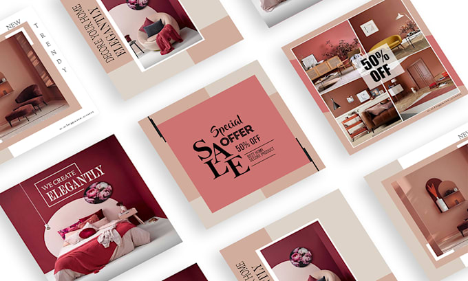 Design attractive social media posts by Aabgeenu | Fiverr