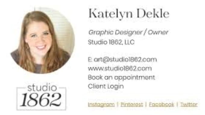 Create clickable html and animated email signatures for gmail outlook and mac by Adgtl_marketer ...