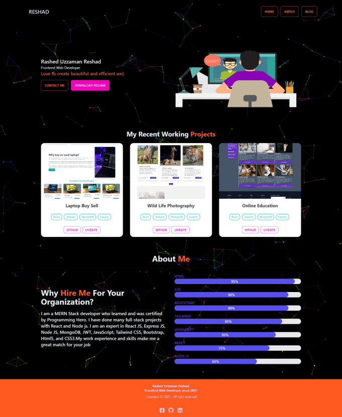 Do Your Frontend Website Development With React Js Tailwind Css Firebase By Trendyweb Fiverr