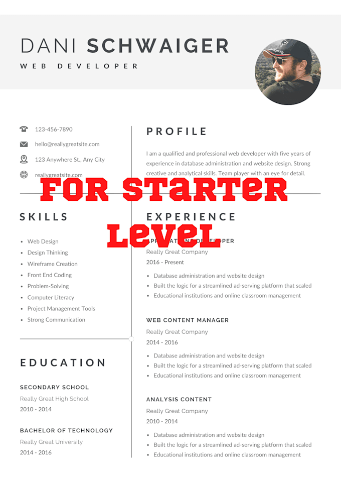 Make the appealing resume or cv for you by Ish_32 | Fiverr