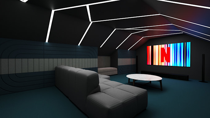 3d interior design of commercial objects by Alexgilev93 | Fiverr