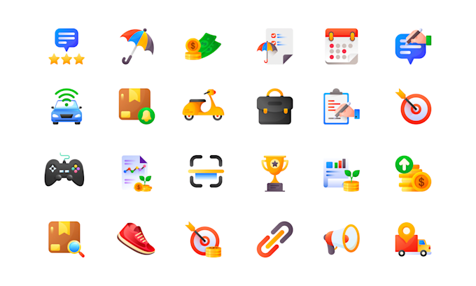 Design icon pack for your website or business by Shin88 | Fiverr