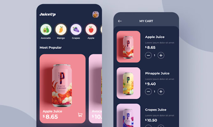 Design a modern mobile app in figma by Ramgoel | Fiverr