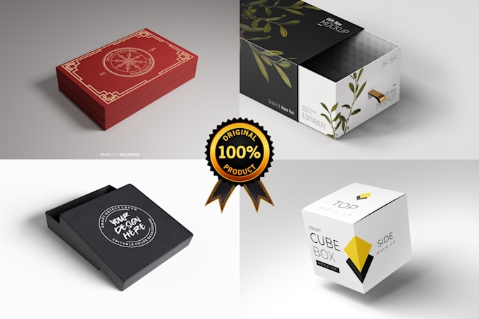Do packaging box design, product box design, mailer box design, and 3d ...