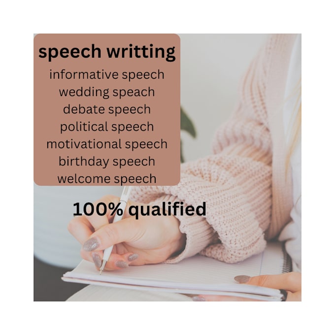 Write an engaging speech for you by Anas_writing | Fiverr