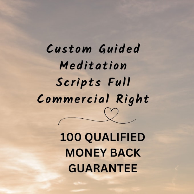 Write creative meditation scripts for commercial use by Anas_writing ...