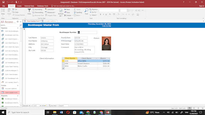 Professional access database design, query, expert database projects by ...